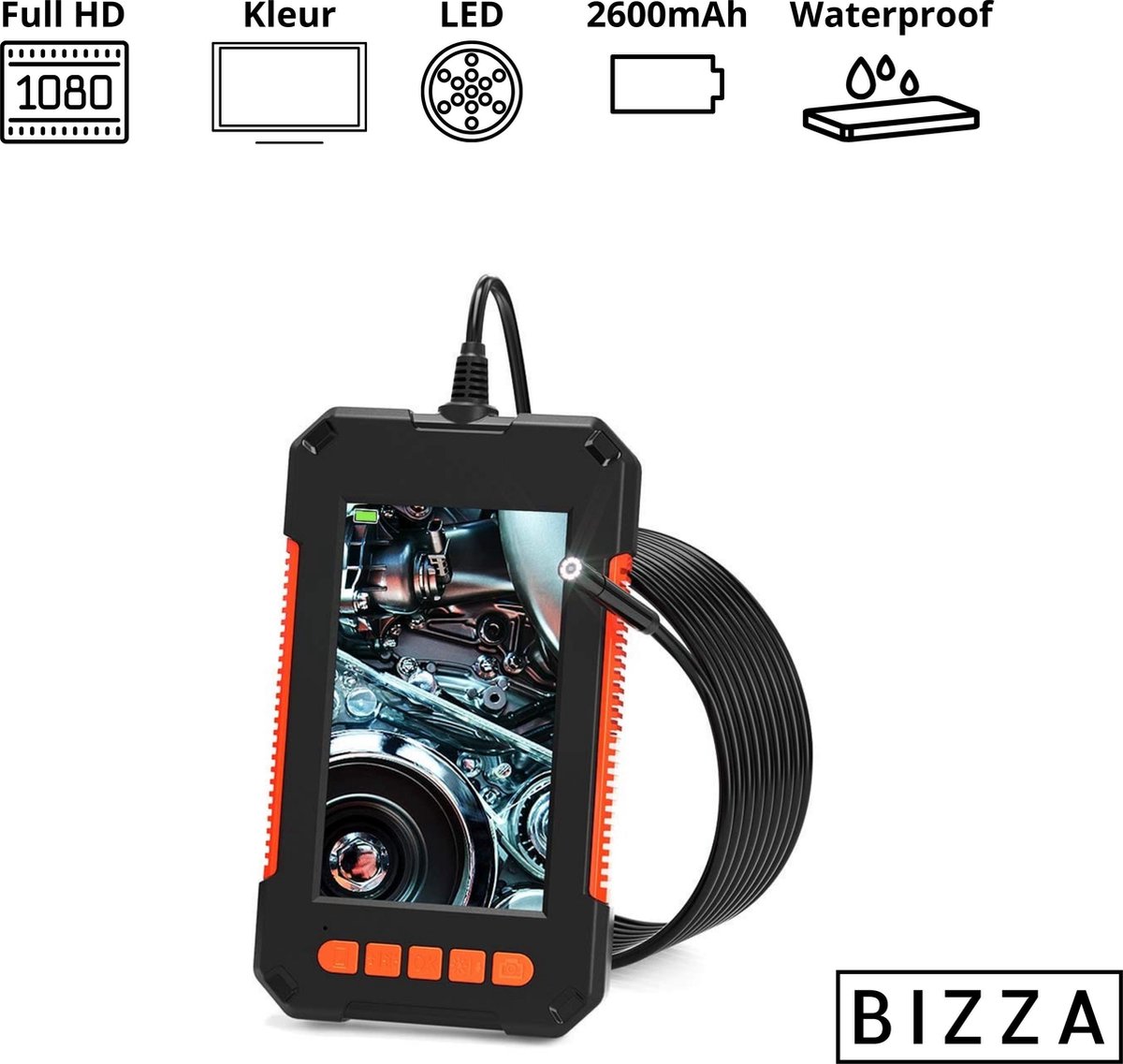 Endoscoop camera - 5 meter kabel - Incl. 32GB SD-Kaart ...