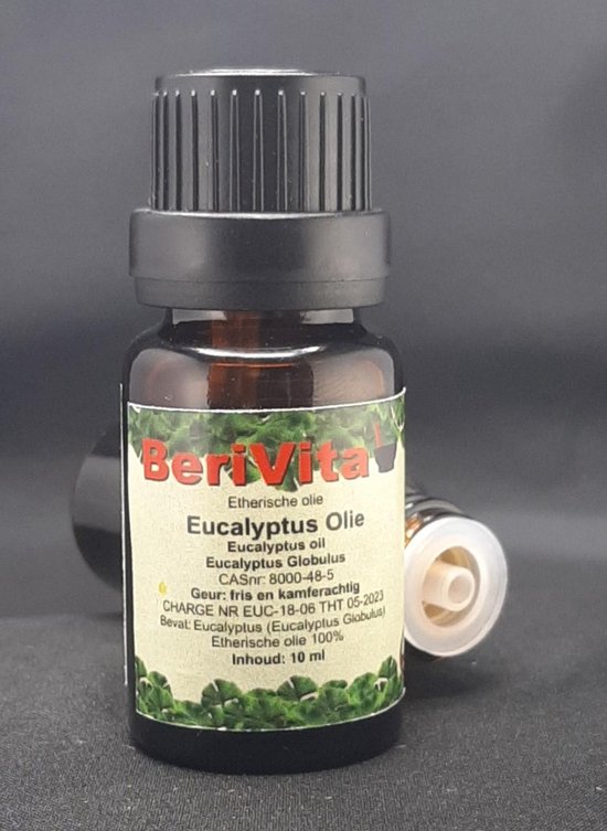 Eucalyptus Olie 100% 10ml - Etherische Eucalyptusolie van Eucalyptus Bladeren | bol.com