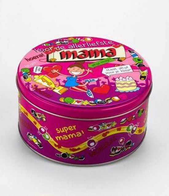 Moederdag - Snoep - Snoeptrommel - Mama - Gevuld met Snoep - In ...