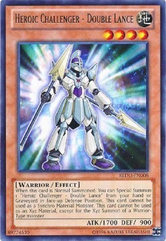 yu-gi-oh kaart - Heroic Challenger - Double Lance - redu-en008 | Games ...