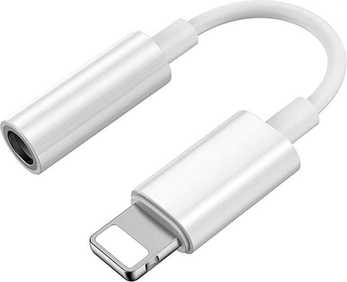 Apple Lightning naar Jack - Splitter Iphone - Koptelefoon - Lightning ...