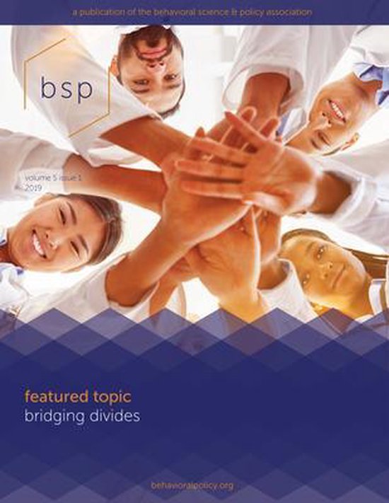 Behavioral Science & Policy, Volume 5, Number 1 | 9780815737797 ...