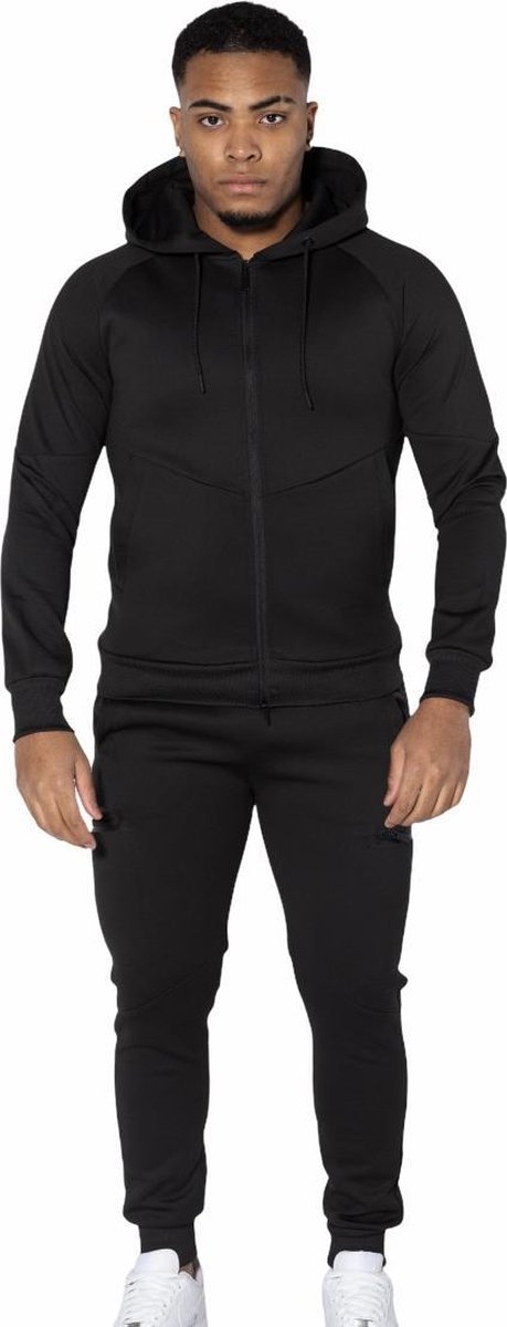 Trainingspak heren Zwart - AP Performance joggingpak - Slim Fit- maat S ...