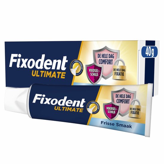 Fixodent Kleefpasta Ultimate Fresh 40 gr - Bulkverpakking - 10 stuks | bol