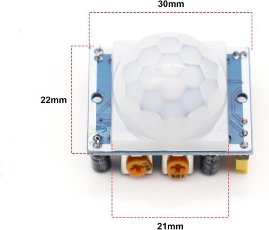 Infrarood PIR Bewegingssensor Modules voor Arduino en Raspberry Pi ...