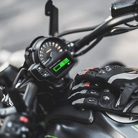 12V - 72V Batterij Meter met Alarm en Capaciteit Indicator - Voltage ...