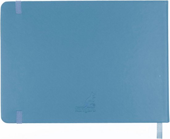 Schetsboek A5 Liggend Harde Kaft Blauw 80 Vel Zwaar Papier | bol