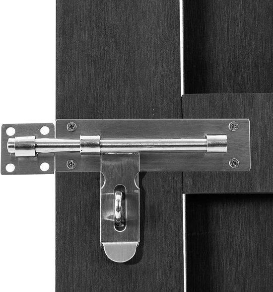Tuinpoort WPC - Terrasdeur Hek - Privacy Veiligheid - Weerbestendig ...