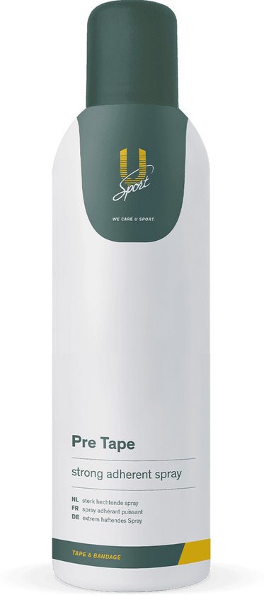 U Sport Pre Tape Spray - Kinesio tape hechting - Sportblessures - 200ml ...