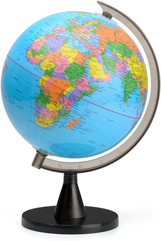 Educatieve Wereldbol voor Kinderen met Standaard, Roterende Wereldkaart ...