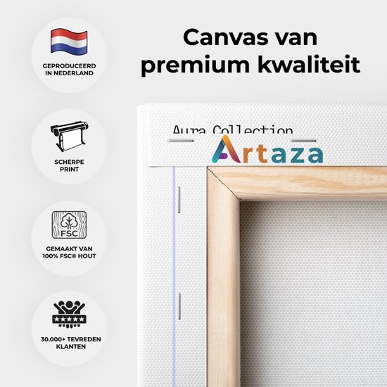 Artaza Canvas Schilderij Aura Protection 444 - 60x80 cm - Wanddecoratie ...