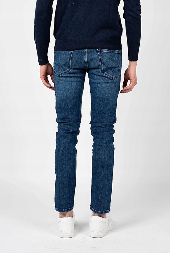 Pepe Jeans - Granat Blauw Jeans - Rurki - 29/32 - Heren | bol