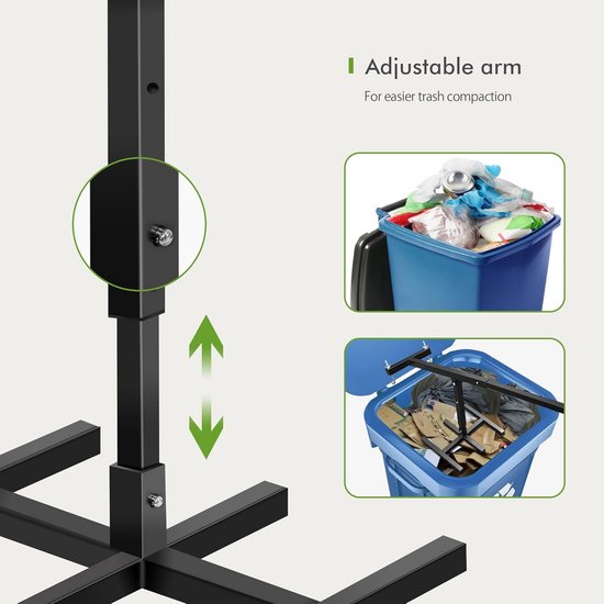 Handmatige Vuilniscompressor In Hoogte Verstelbaar voor 120-660L ...