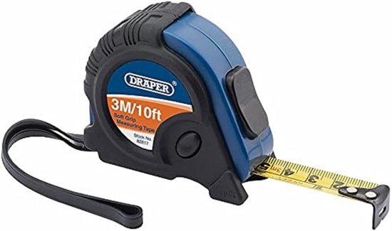 Professioneel Meetlint 3 Meter / 10ft met Dubbele Schaalverdeling en ...