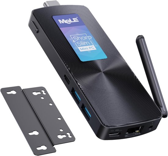 Ventieloze Mini PC Stick met N100 Processor, 8GB/128GB, HDMI en USB-C | bol
