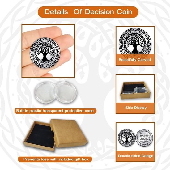 MK Stoer - Decision Maker Munten - Challenge Coin - Yggdrasil - Tree of ...