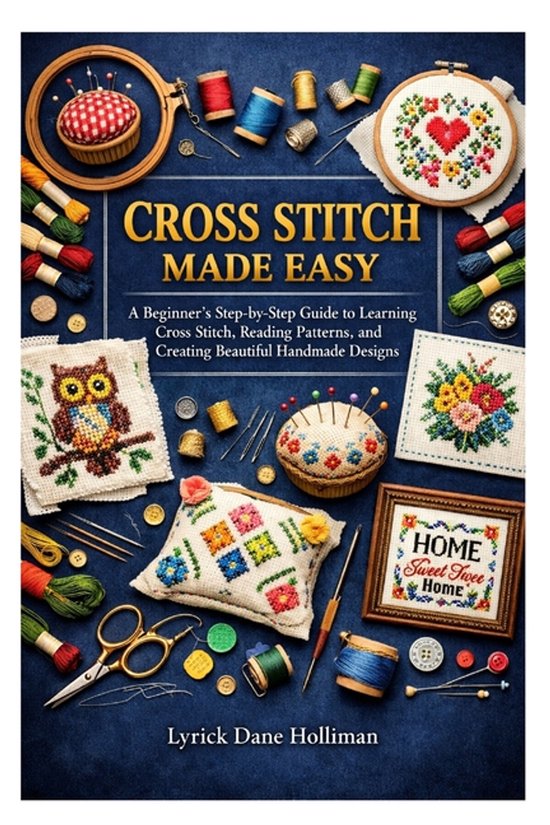 Cross Stitch Made Easy: A Beginner's Step-by-Step Guide to Learning ...