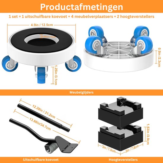 MKSS® Meubeltransporter - Transportroller - Transportwagen ...