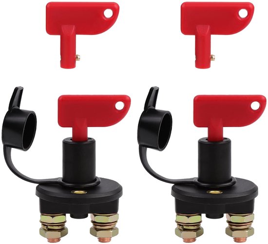 HSeaMall 2 Set 12V/24V Automotive Battery Isolator Separation Switch ...