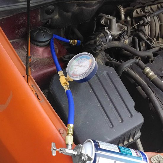 HSEAMALL R134A Auto AC Refrigerant Filling Hose and R134a Low Side ...