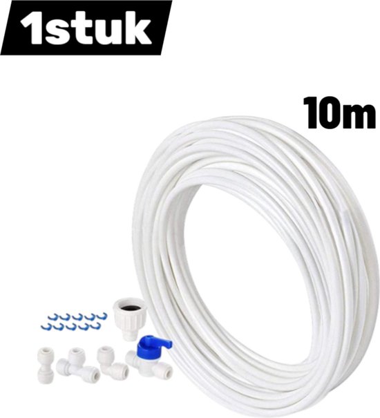 1 stuk - 10 meter waterfilterslang – Universele aansluitkit met ...