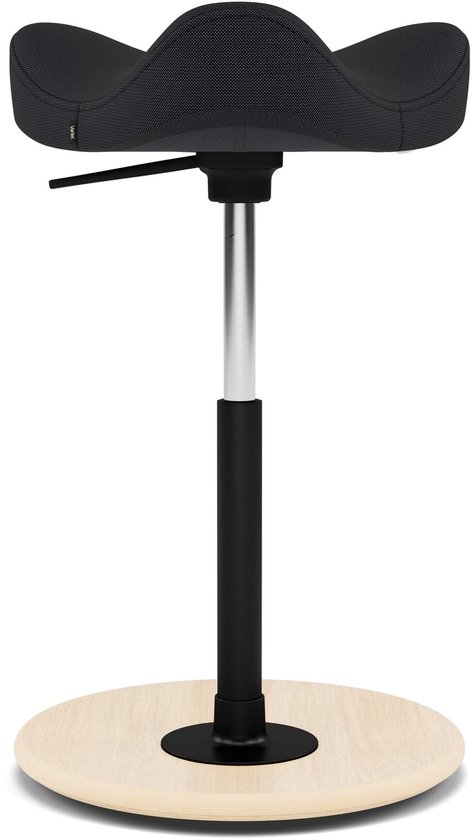 Varier Stokke Move Balanskruk - Ergonomische zadelkruk - Zwart - 56-82 ...