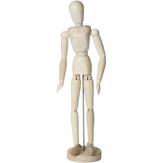 Lendenpop - Model Op Hout - Tekenen Pop - Vrouwelijk Model - DIY ...