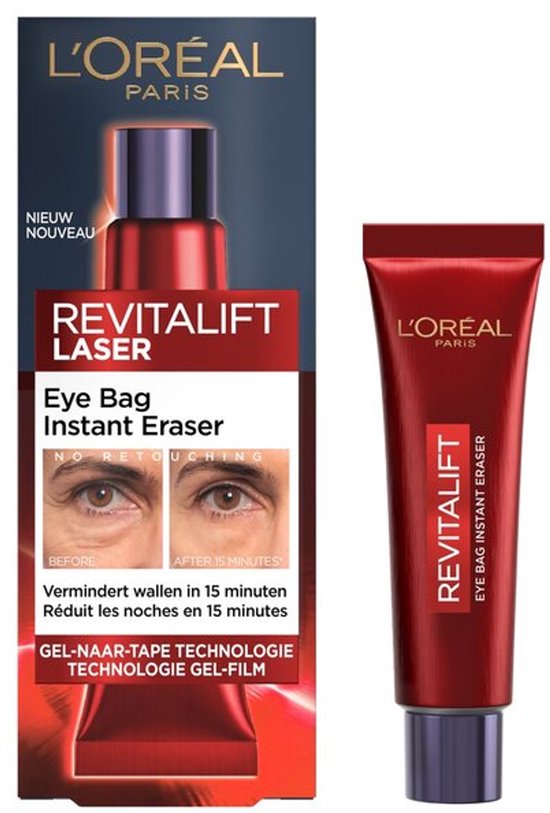 L'Oréal Paris Revitalift Laser Instant Eye Bag Eraser - met Gel-Naar ...