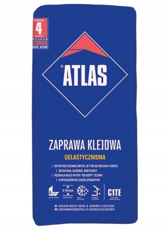 Tegellijm vorstbestendig ATLAS 25 kg | bol