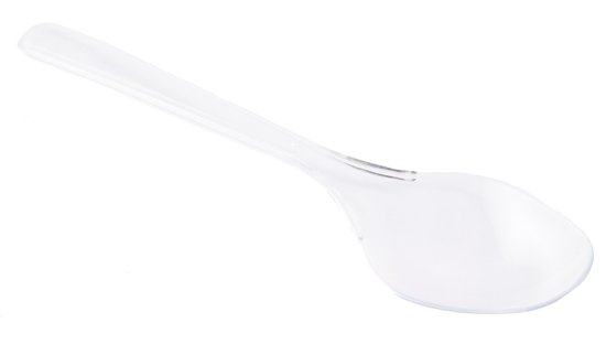 Posched - Reusable Plastic Lepel - 100 Stuks - Herbruikbaar - Plastic ...