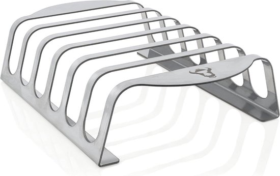 Stainless Steel Ribrek Rib Holder for Spare Ribs - Suitable for 6 Ribs ...