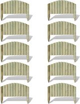 Houten borderbak - tuinborder - 100x40x40 cm - plantenbak zonder bodem ...