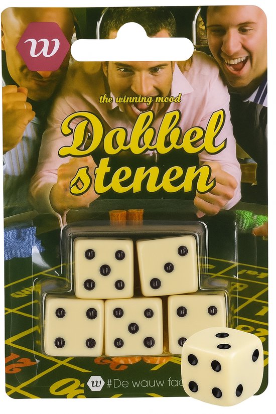 Dobbelstenen Set van 5 Stuks - Dobbel Stenen - Yatzee - Dobbelen - Dice ...