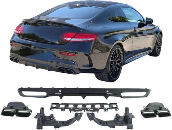 Diffuser Geschikt Voor Mercedes C Klasse C205 Coupe en A205 Cabrio 14 ...