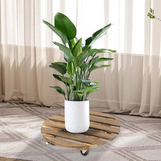 Plant Rollers - Pack of 2 - 30 cm Round Roller Planter - 100 kg Load ...