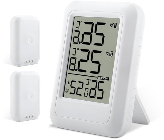 Digital Wireless Thermometer for Indoor and Outdoor Temperature ...