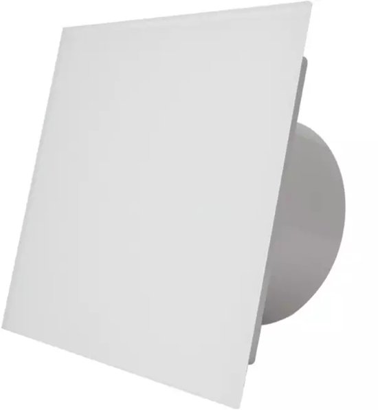 Badkamer ventilator met vochtsensor Ø100mm - Met Timer - Muurventilator ...