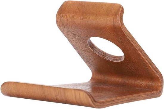 Desktop telefoonhouder van hout - Draagbare universele standaard voor ...