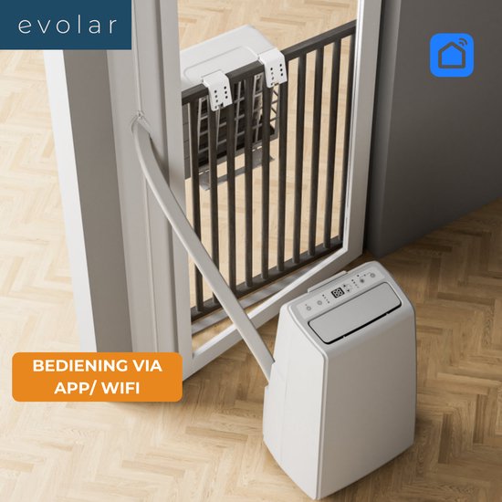 Evolar Mobiele Split Airco - 12000BTU - met luchtontvochtiger - zonder ...