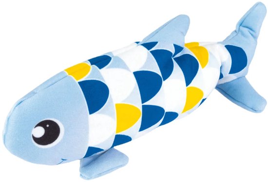 Groovy Fish Cat Toy, op batterijen, schattige en schattige speelgoedvis ...
