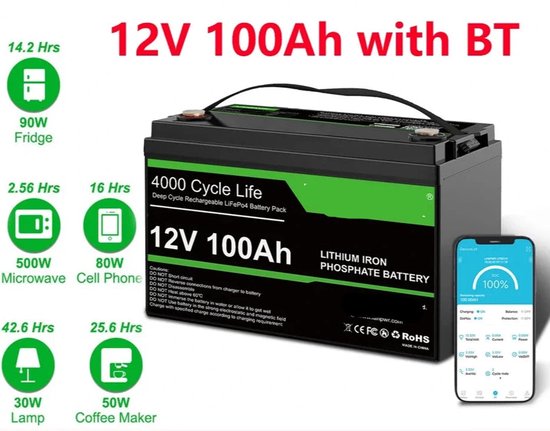 LiFePO4 Accu – 12V Accu – Camper Accu – Bootaccu – Off-Grid Accu ...