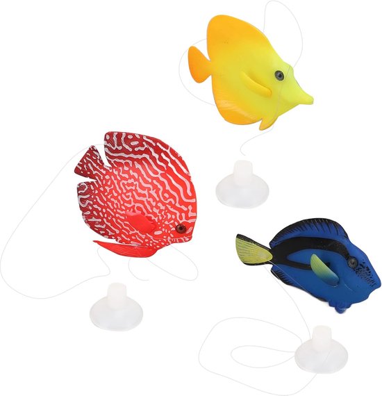 Shiny Silicone Clown Fish Floating Simulation Artificial Fish Safe for ...