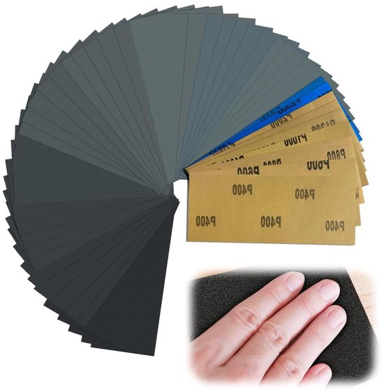 Allecto plus - Schuurpapierset voor auto metaal hout lak muren glas ...