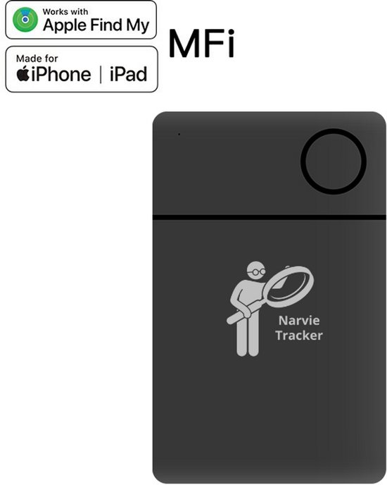 Narvie Wallet Finder - Apple Find My wallet - IOS - Waterdicht - 30 ...