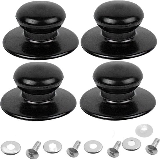 Pannen deksel knop - Pot Deksel Knop - 4x voor deksel pannen en potten ...