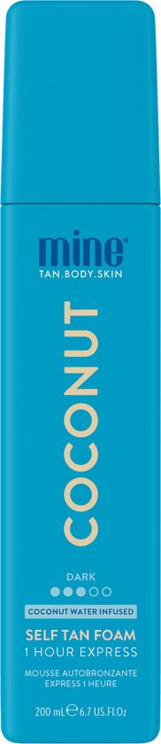 Minetan - Coconut Self Tanning Foam for Dark Tan - 200ml | bol