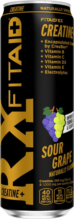 FITAID - LIFEAID - Recover RX - CREATINE - BCAAS - COQ10 - 24 x 335 ml ...