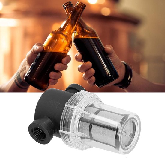 Home Beer Slang Barb In-Line Filter 3/8 Inline Waterfilter - 150 micron ...
