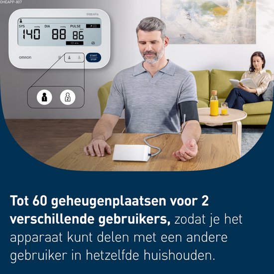 OMRON X3 COMFORT-Klinisch gevalideerde bloeddrukmeter bovenarm - AFib ...