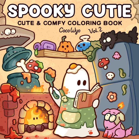 Coco Wyo - Spooky Cutie Vol.2 - Kleurboek voor volwassenen | bol